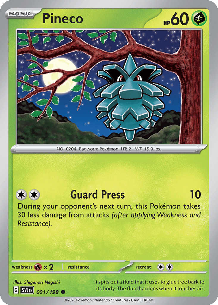 Pineco Cards | Dex - for TCG Collectors