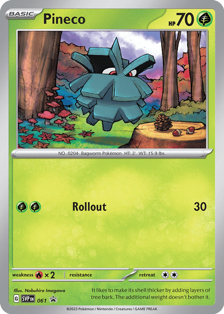 Pineco Cards | Dex - for TCG Collectors